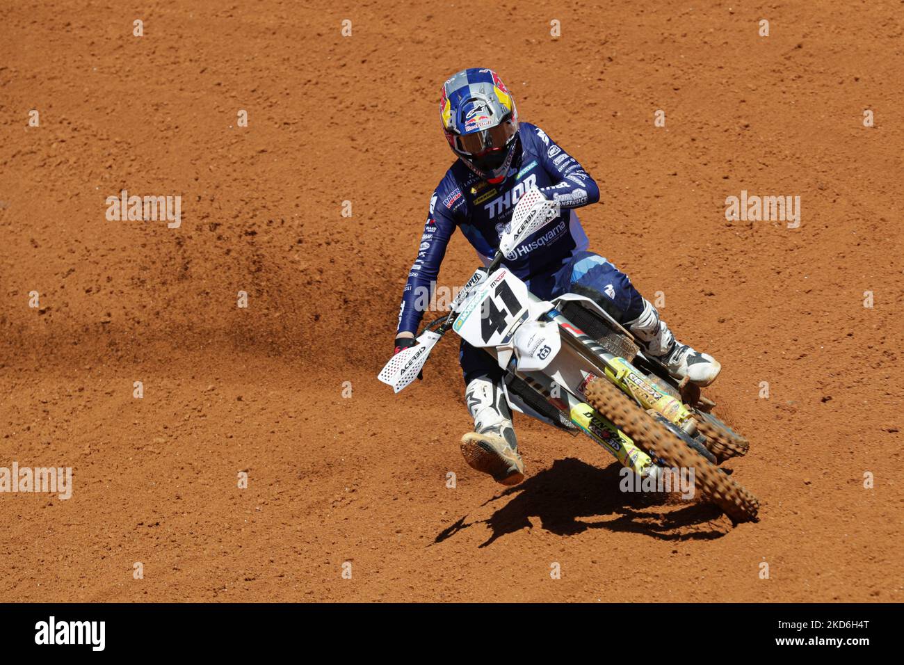 Jonass Pauls #41 (LAT) in Husqvarna of Standing Construct Husqvarna ...