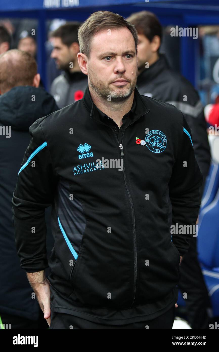 Queens Park Rangers manager Michael Beale ahead of the Sky Bet ...