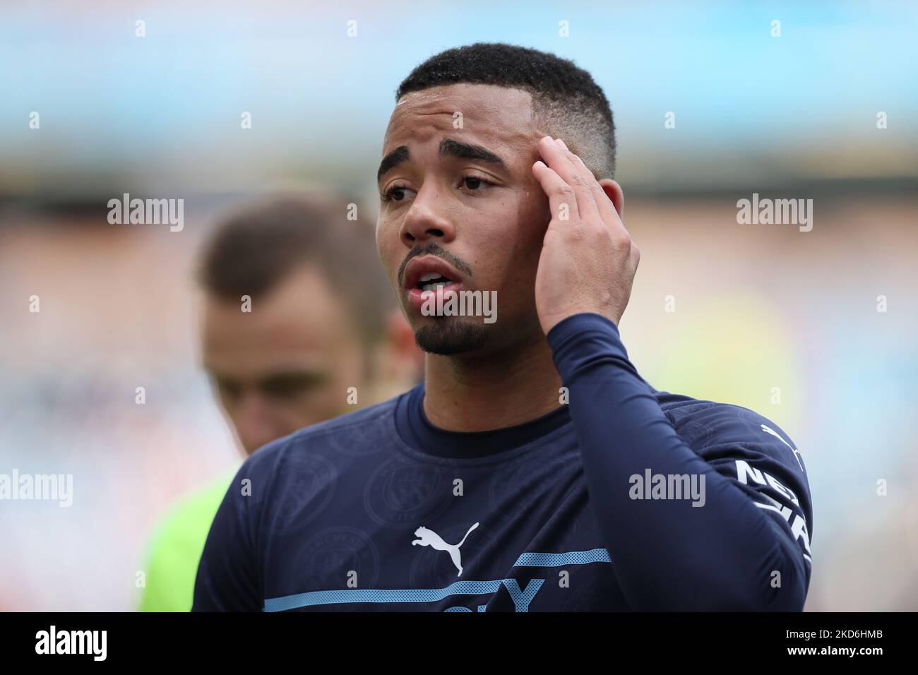 Gabriel Jesus of Manchester City at full time during the Premier League ...