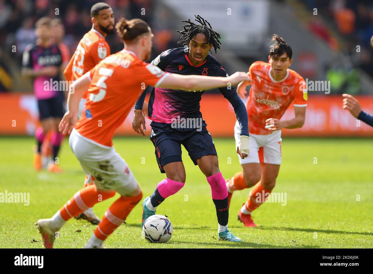 Djed Spence of Nottingham Forest in action during the Sky Bet ...