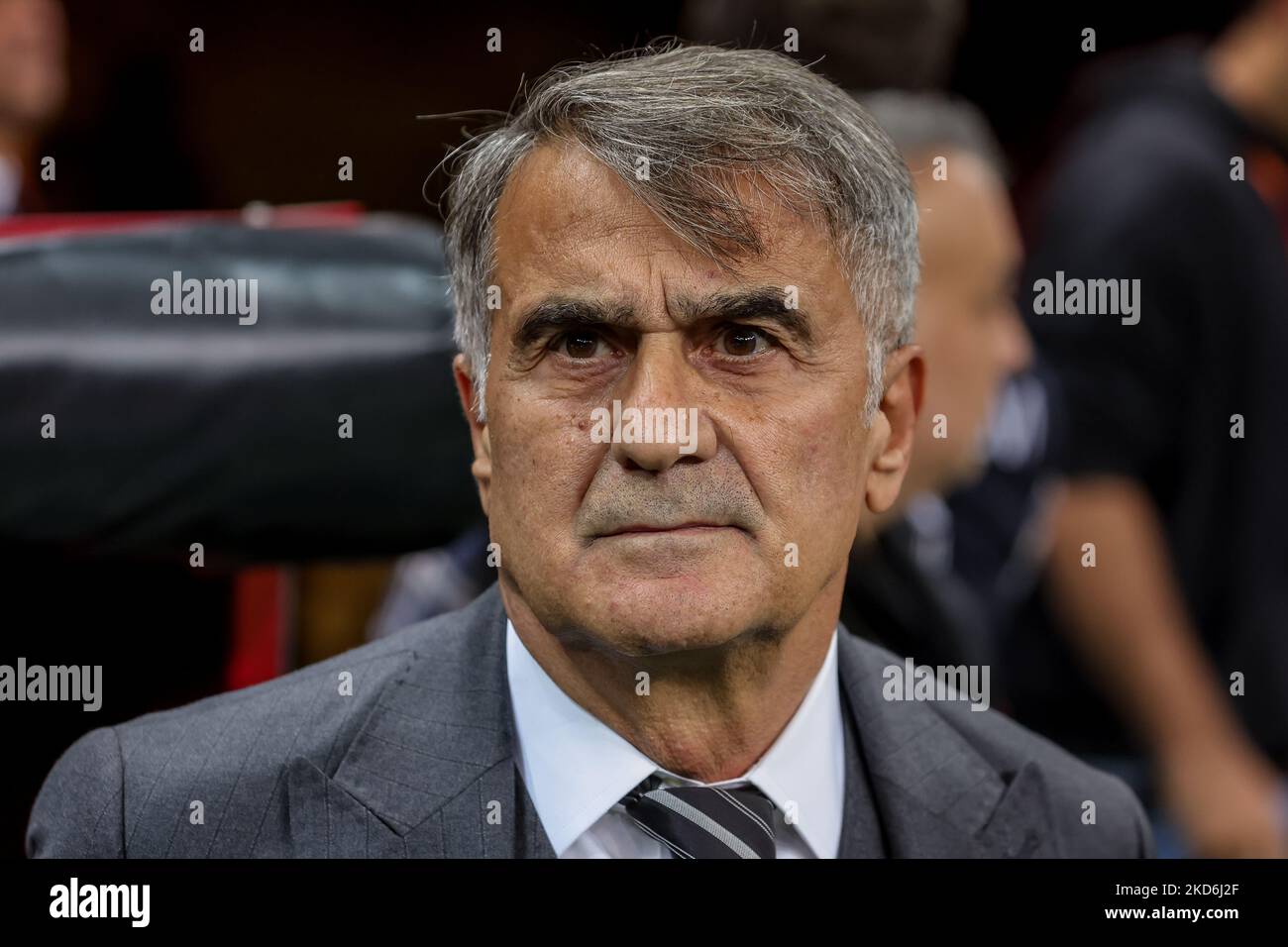 ISTANBUL, TURKEY - NOVEMBER 5: head-coach Senol Gunes of Besiktas ...