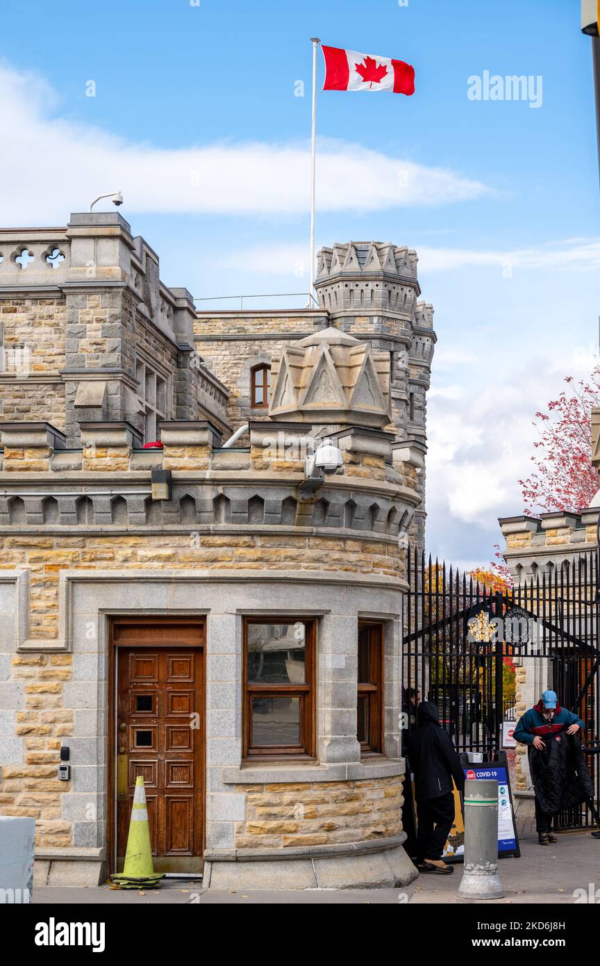Ottawa, Ontario - October 20, 2022: Exterior of the Royal Canadian Mint ...
