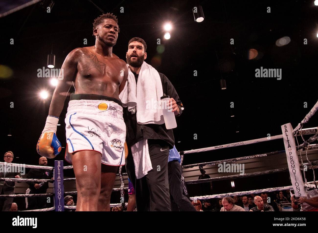 Current WBC USNBC Silver Heavyweight Champion Brandon Moore (11-0, 7KOs ...