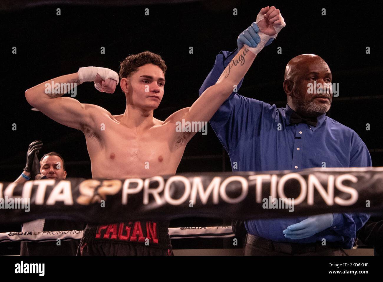 Lightweight Joshua James Pagan (2-0, 2KOs, Grand Rapids, MI) made quick ...