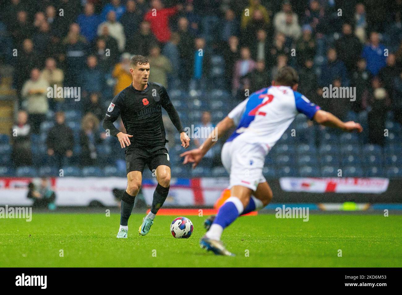 Josh Ruffels #14 of Huddersfield Town in possession during the Sky Bet ...