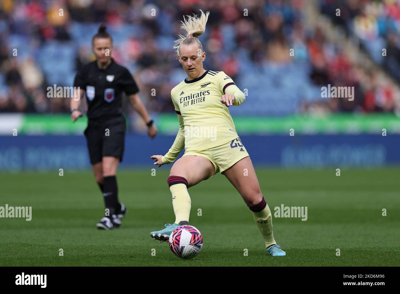 Stina Blackstenius of Arsenal in action during the Barclays FA Women's ...