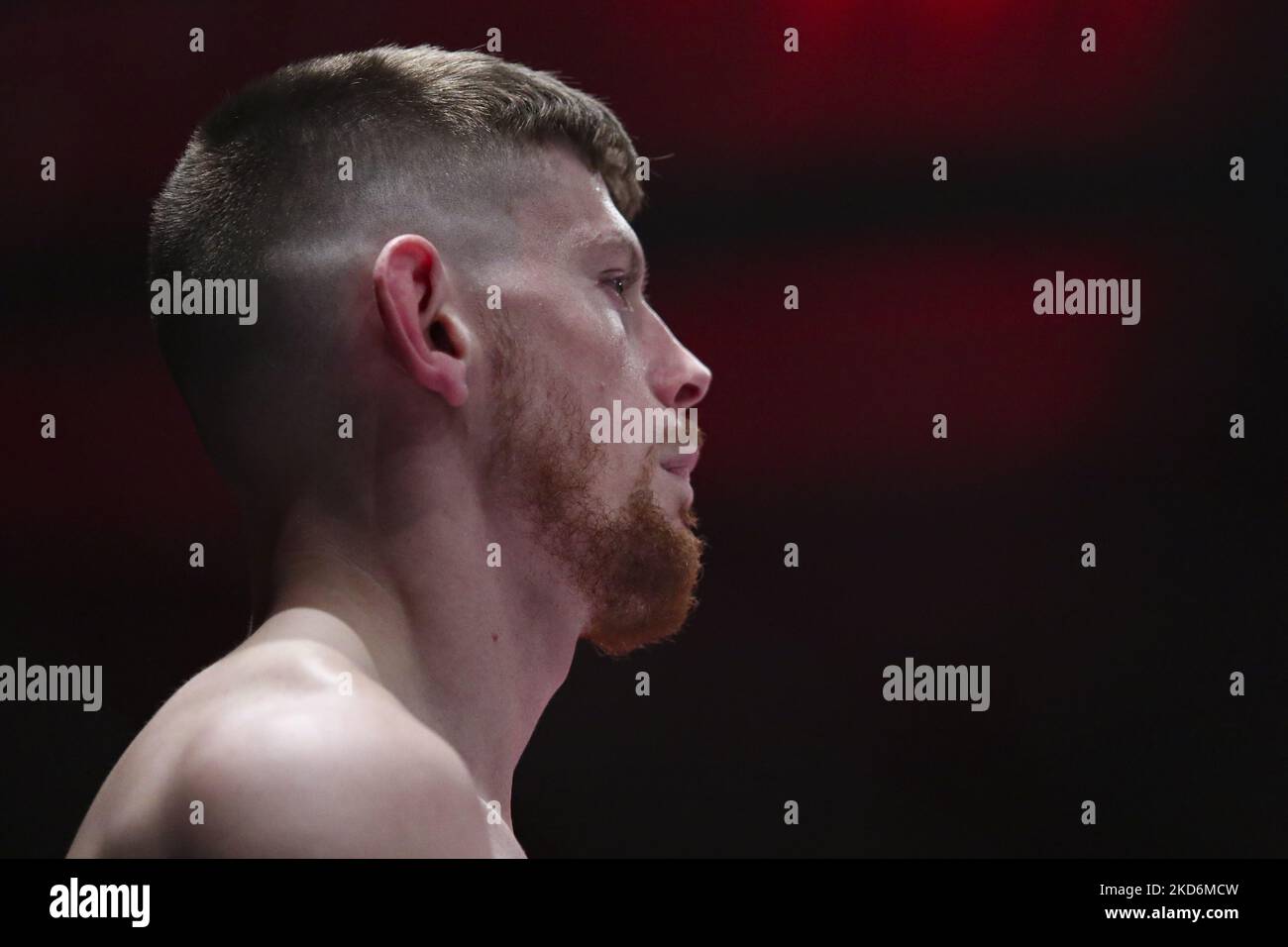 Steve Hooper pictured prior to his lightweight bout against Adam ...