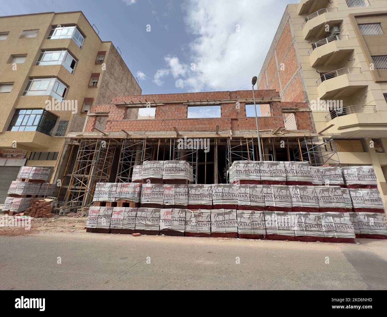 Residential building under construction in Morocco Stock Photo - Alamy