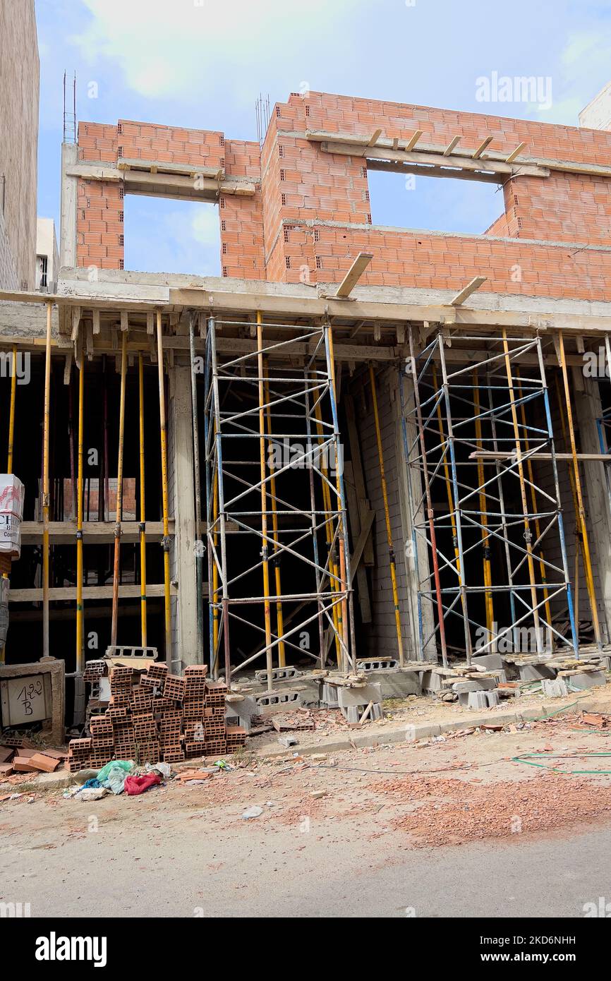 Residential building under construction in M Stock Photo - Alamy