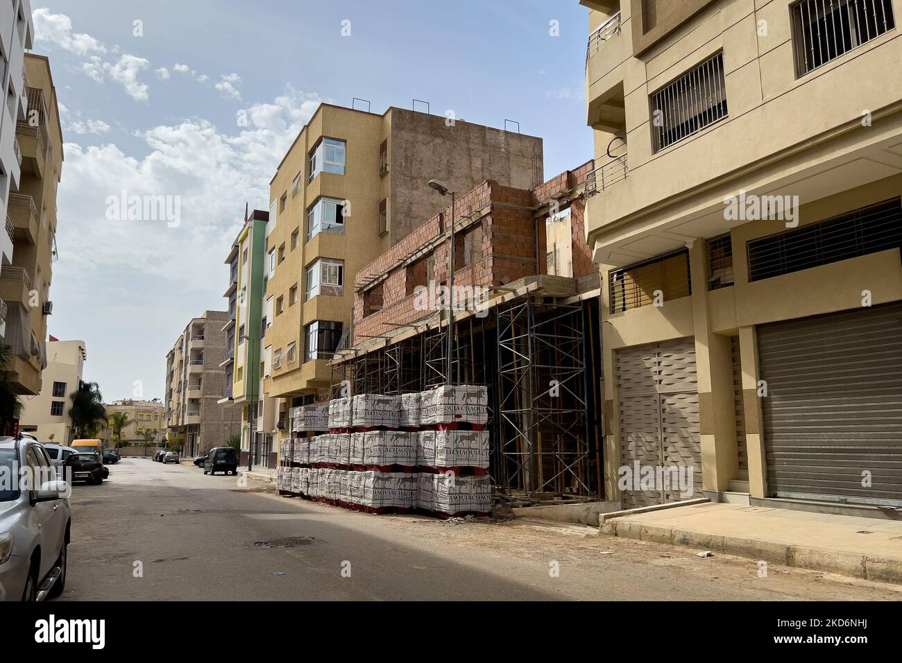 Residential building under construction in Morocco Stock Photo - Alamy