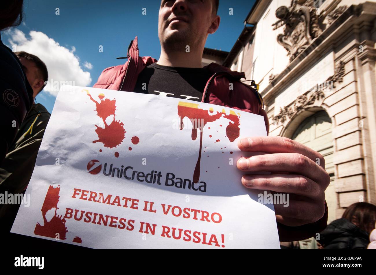 People take part in a protest against war and demanding peace in ...