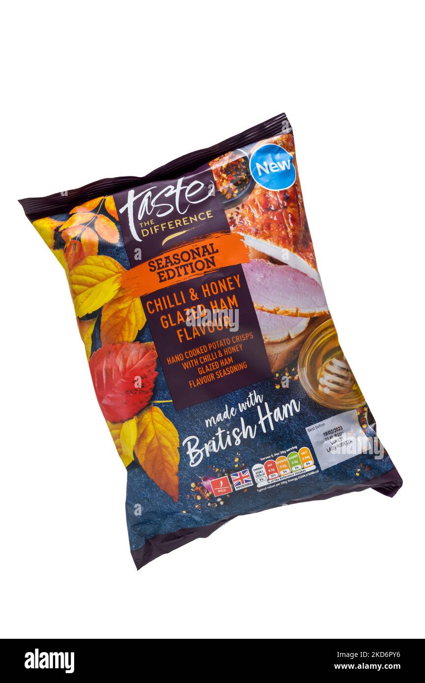A Seasonal Edition packet of Chilli & Honey Glazed Ham flavour ...