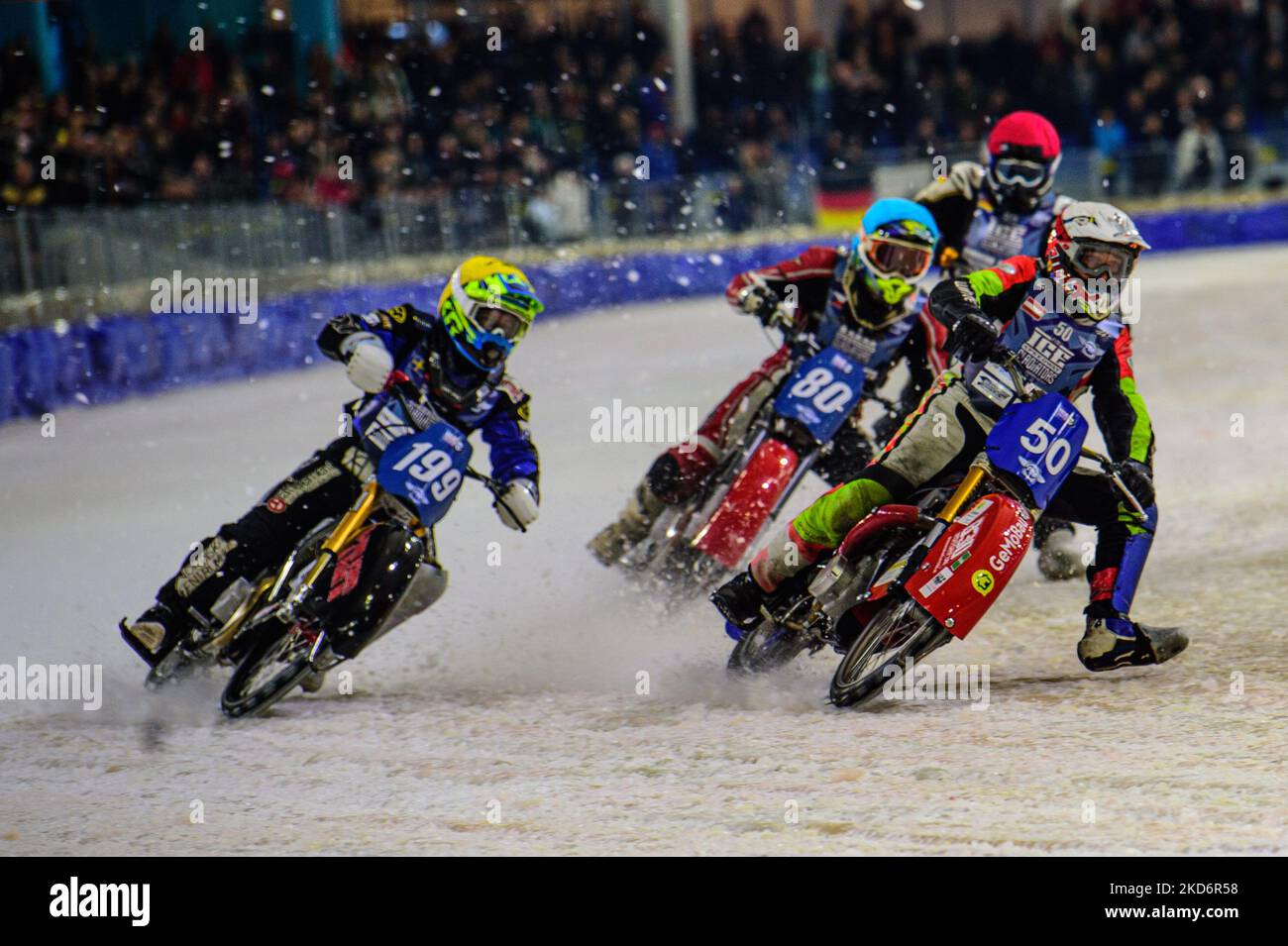 Harald Simon (50) (White) leads Martin Hååruhiltunen (199) (Yellow ...