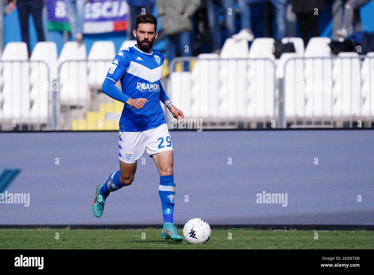 Marko Pajac (Brescia) during the Italian soccer Serie B match Brescia ...