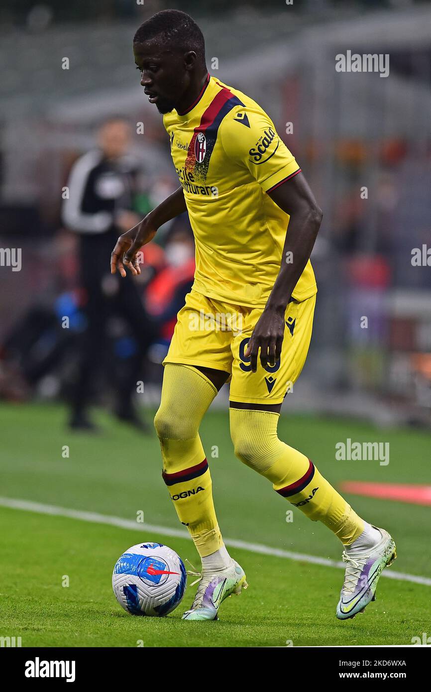 Musa Barrow of Bologna F.C. during the Italian Serie A soccer match ...