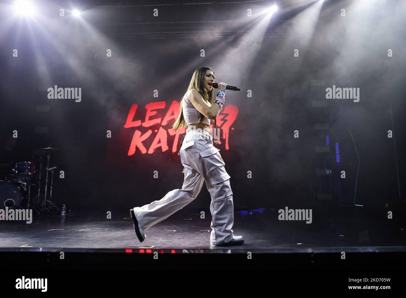 Leah Kate performs live at Fabrique on April 01, 2022 in Milan, Italy ...