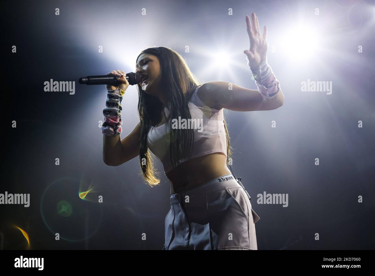 Leah Kate performs live at Fabrique on April 01, 2022 in Milan, Italy ...