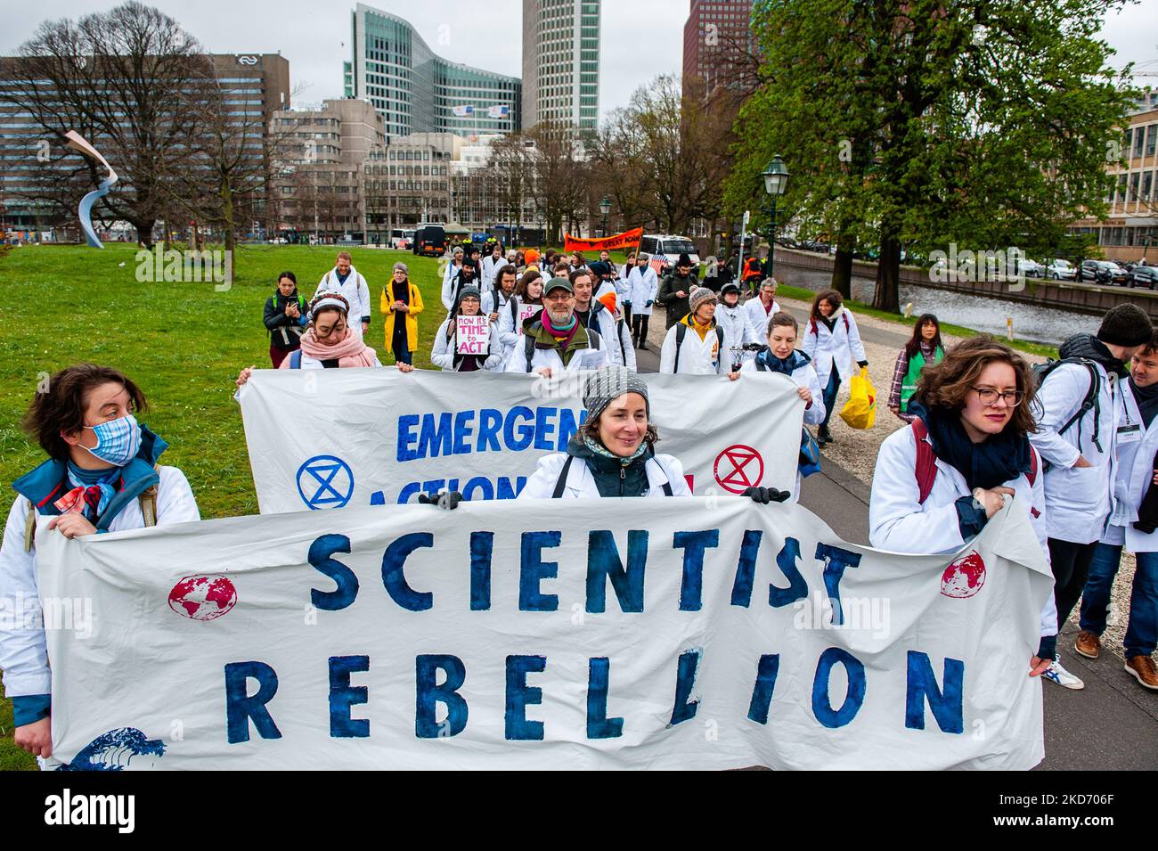 As a part of the climate organization Extinction Rebellion, scientists ...