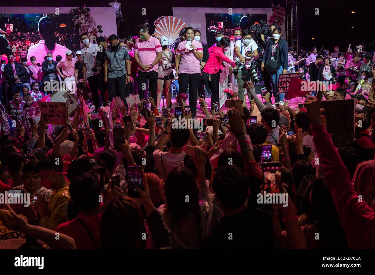 Philippine Vice President Leni Robredo, a presidential candidate for ...