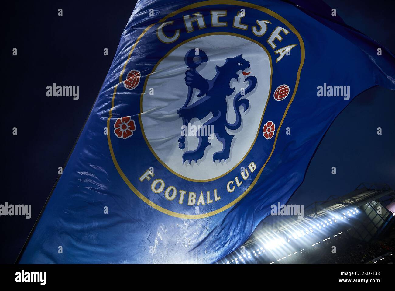 Chelsea flag prior the UEFA Champions League Quarter Final Leg One ...