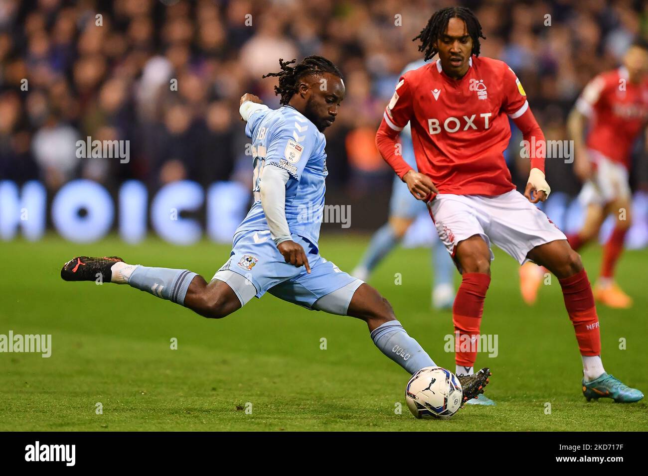 Fankaty Dabo of Coventry City in action during the Sky Bet Championship ...