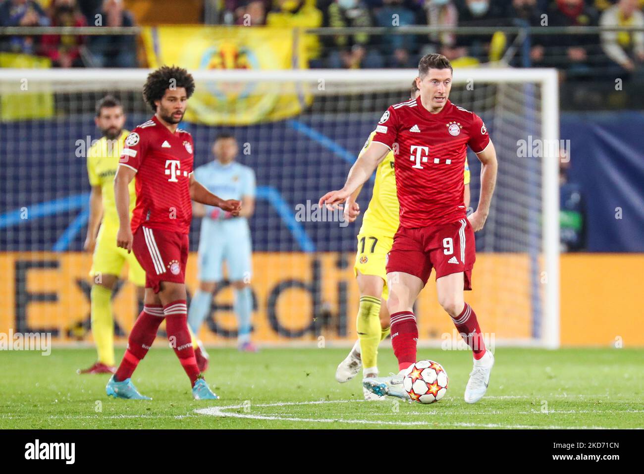 Robert Lewandowski (Bayern Munich) in action during the UEFA Champions ...