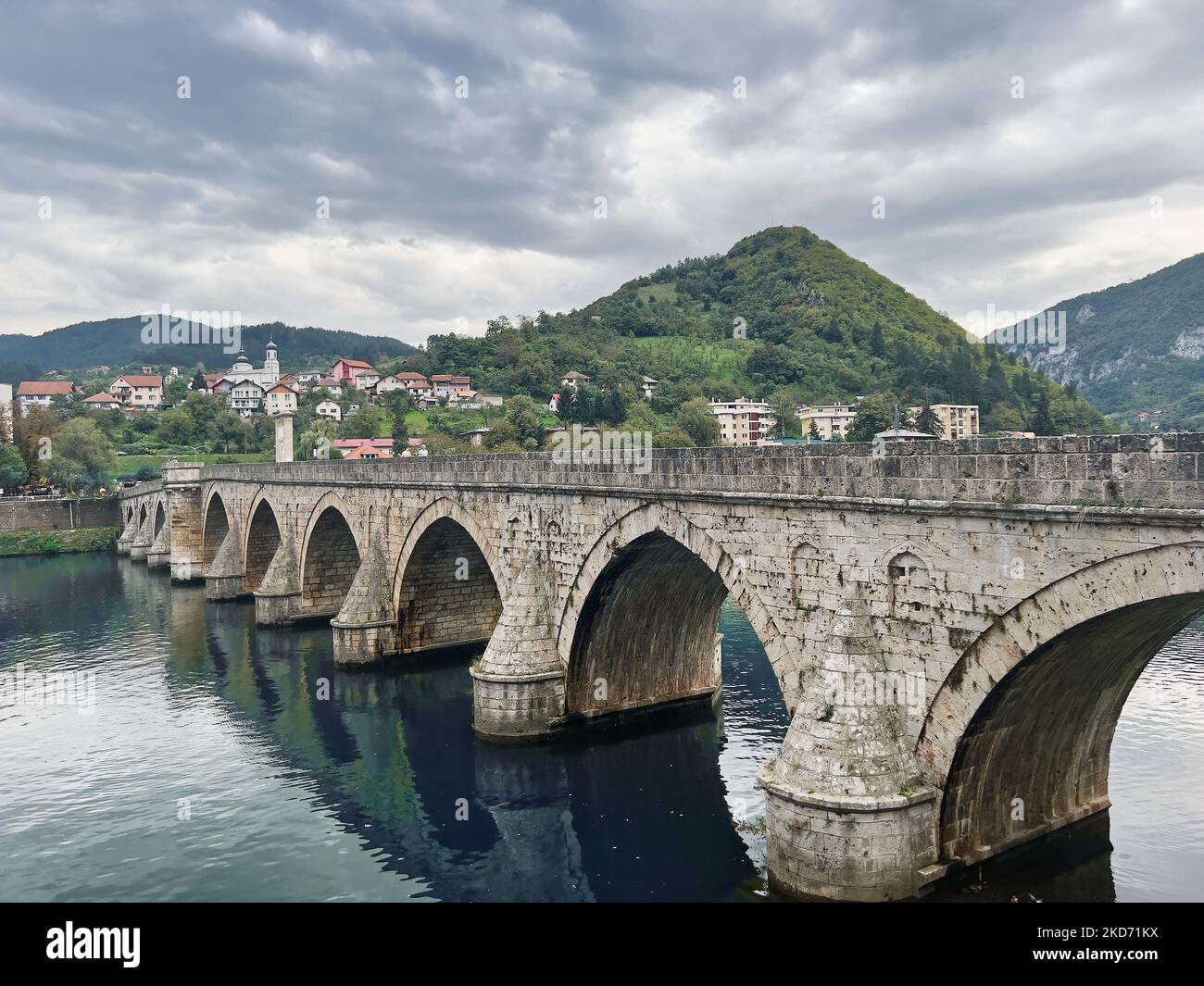 Popular tourist Bridge Mehmed-pasa Sokolovic called most na drini ...