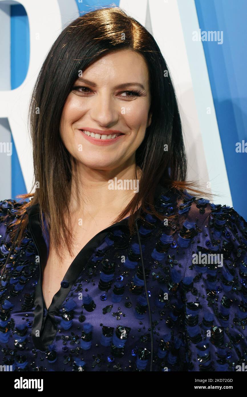 Italian singer Laura Pausini attends the photocall of the premiere "A ...