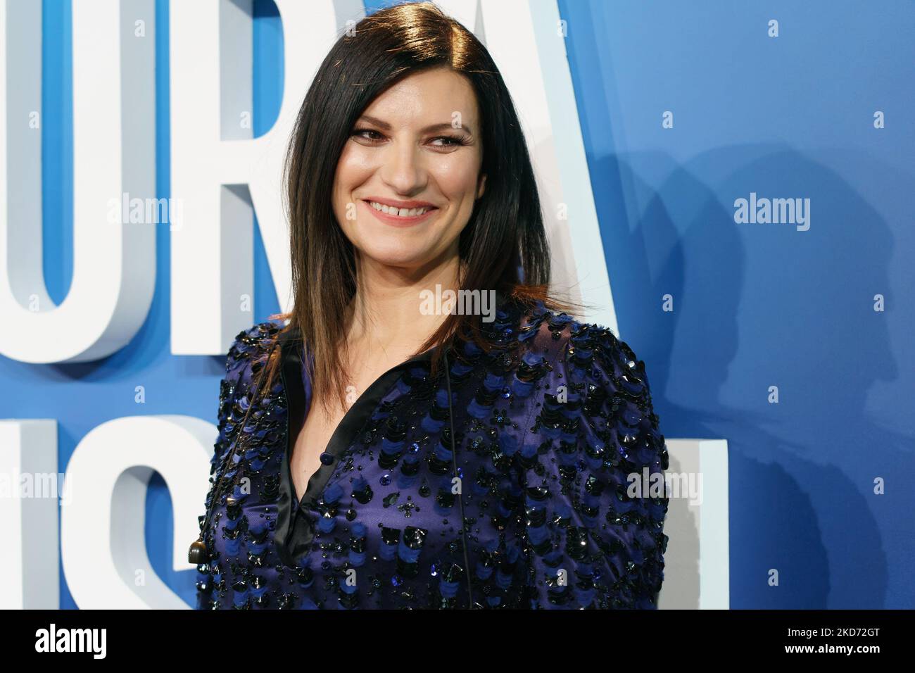 Italian singer Laura Pausini attends the photocall of the premiere "A ...
