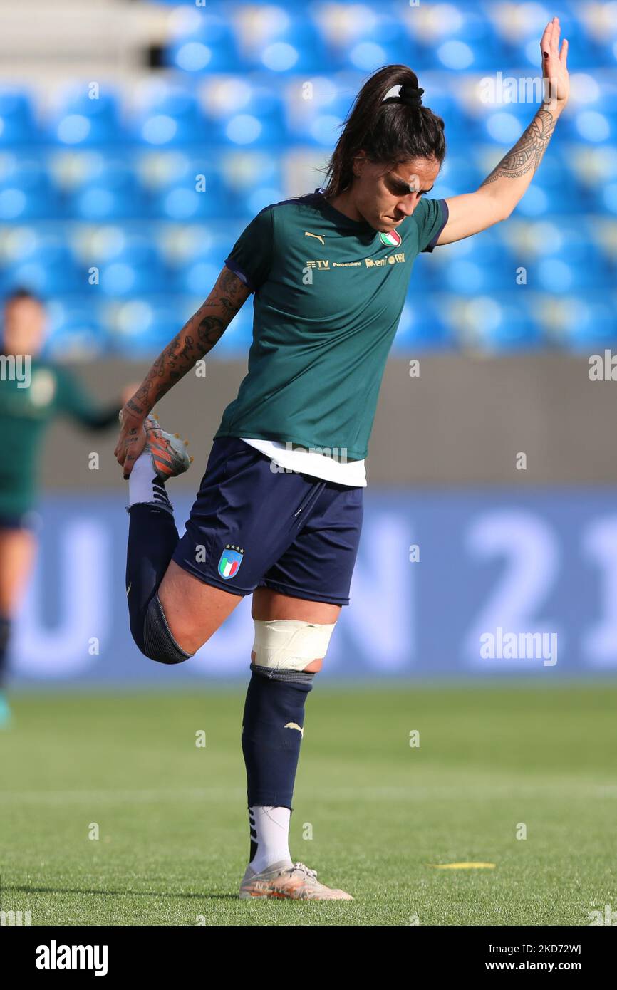 Martina Piemonte of Italy in action during a training session at Ennio ...