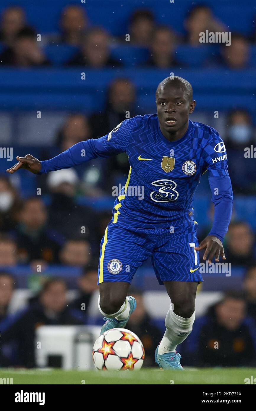 N'Golo Kante of Chelsea in action during the UEFA Champions League ...