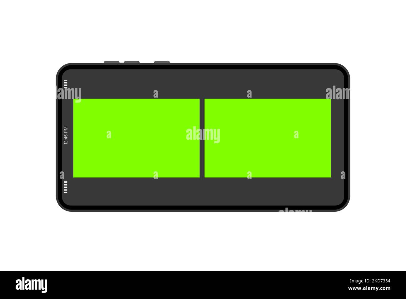 Phone call video template. Blank for inserting faces instead of chroma ...