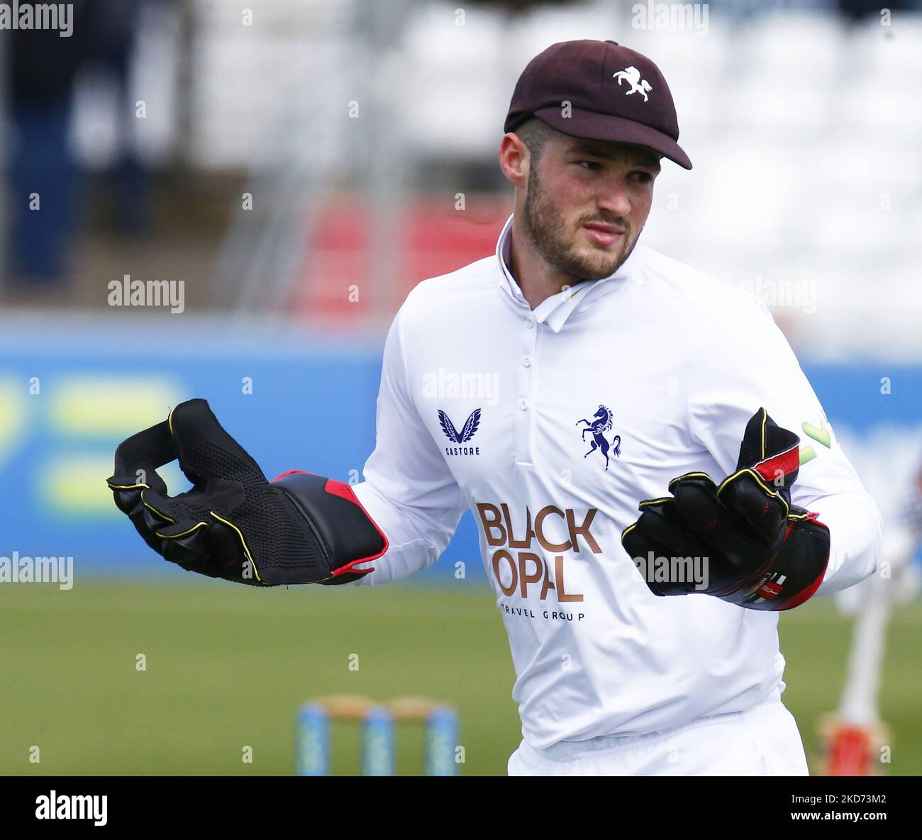 Ollie Robinson of Kent CCC during County Championship - Division One ...