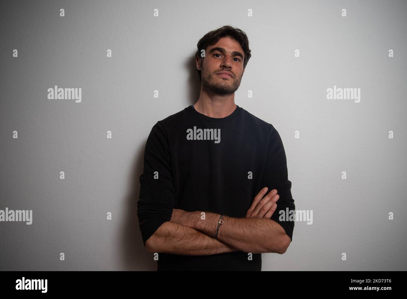 Man resting head on arms hi-res stock photography and images - Alamy