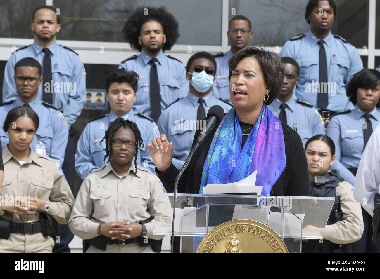 DC Mayor Muriel Bowser speaks about Gun Violence during a 42 resident ...