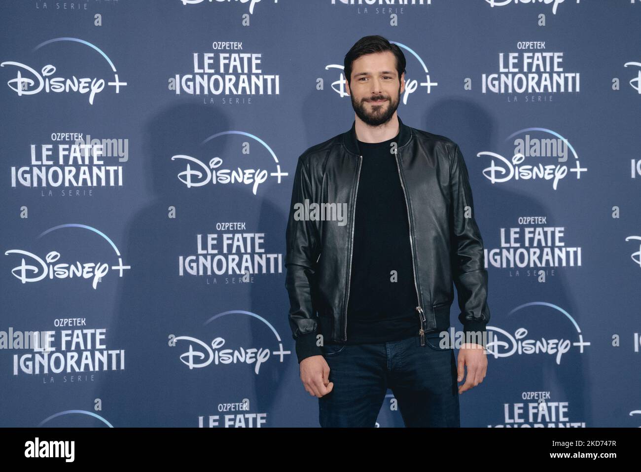 Filippo Scicchitano attends the photocall of the tv series "Le Fate ...