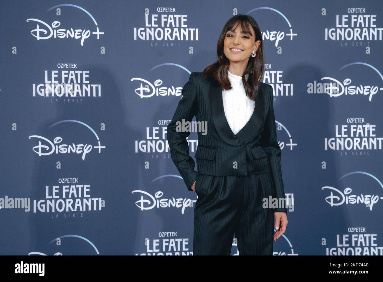 Ambra Angiolini attends the photocall of the tv series "Le Fate ...