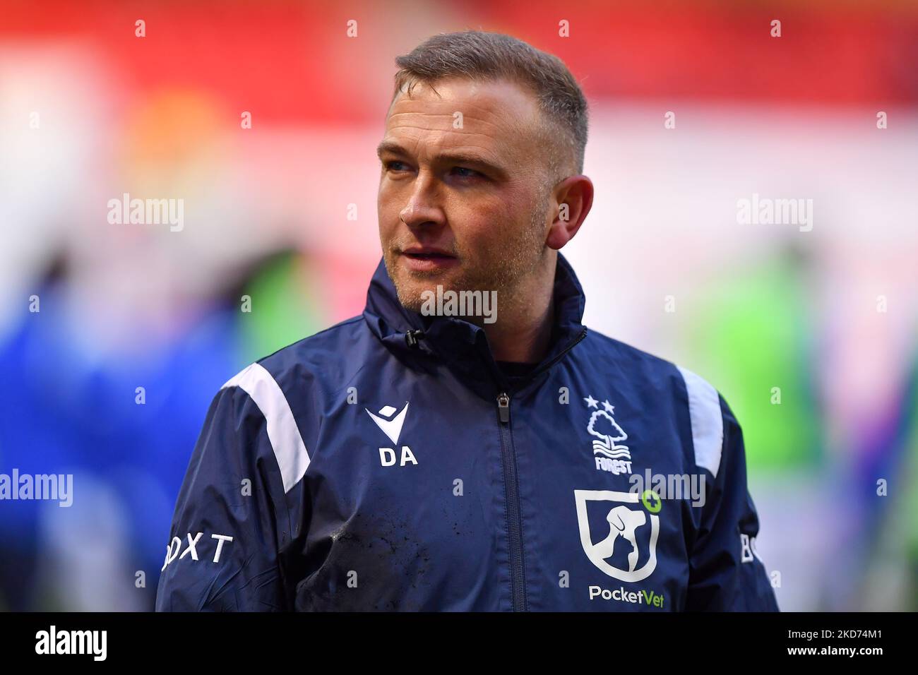 Danny Alcock, Nottingham Forest first team goalkeeper coach during the ...