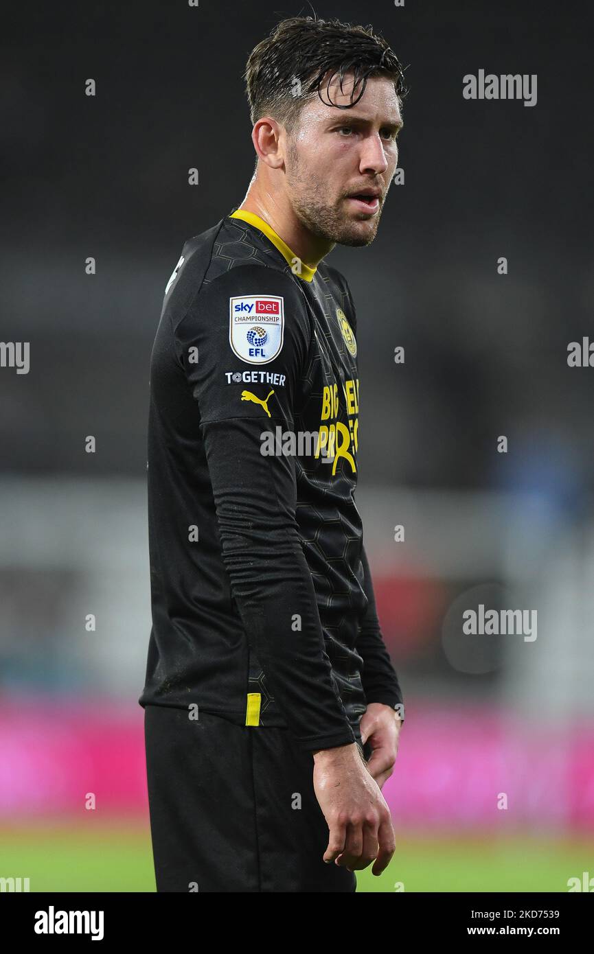 Callum Lang #19 of Wigan Athletic during the Sky Bet Championship match ...