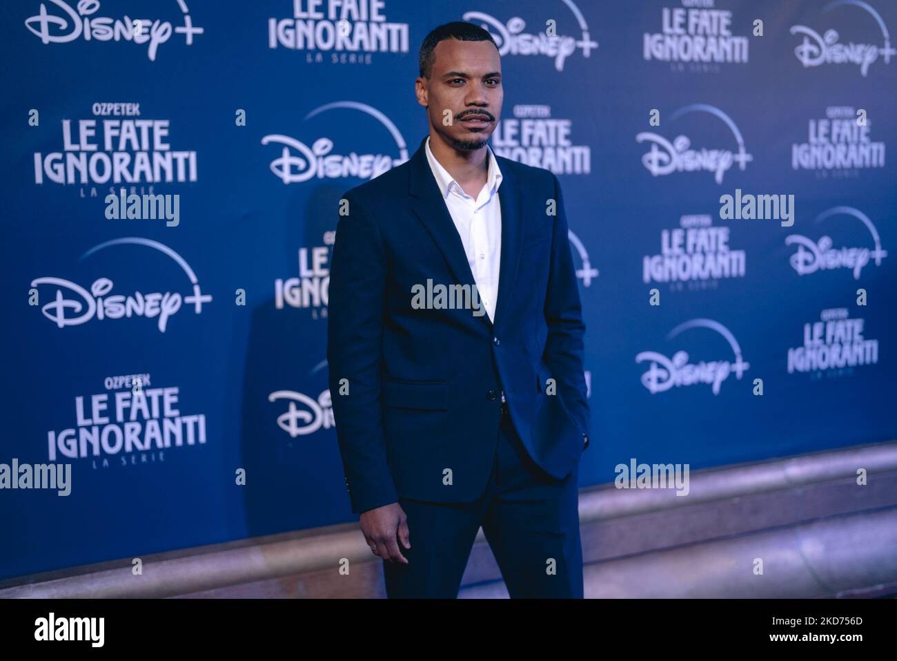 Miguel Gobbo Diaz attends the red carpet of the tv series "Le Fate ...
