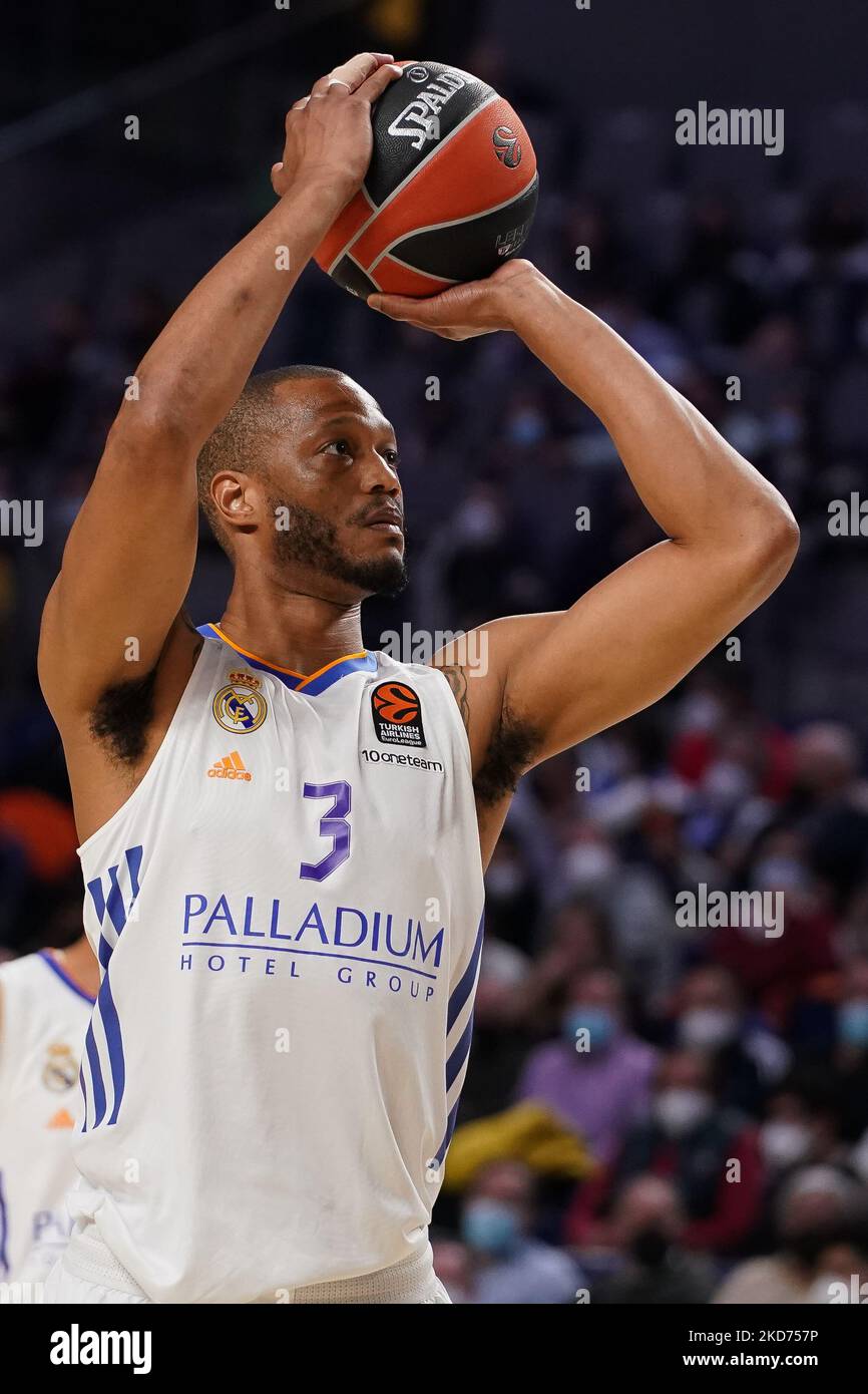 Anthony Randolph of Real Madrid in action during the Turkish Airlines ...