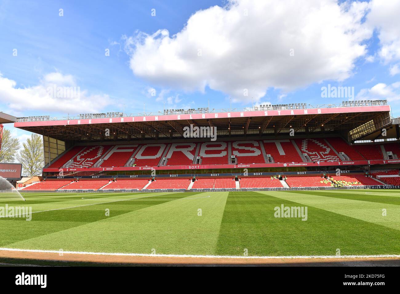 Brian Clough Stand during the Sky Bet Championship match between ...