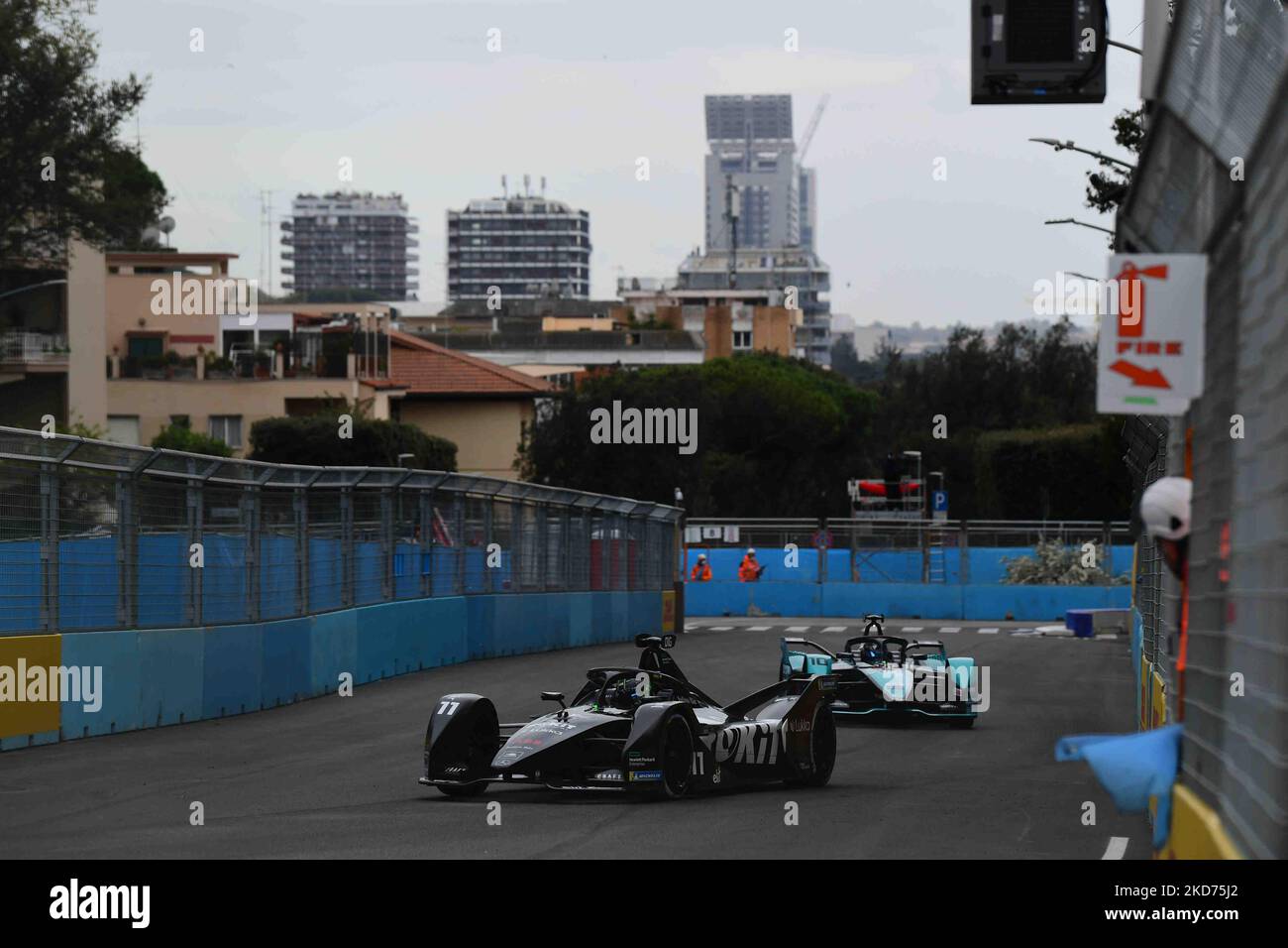 Lucas Di Grassi of Rokit Venturi Racing drive his single-seater during ...