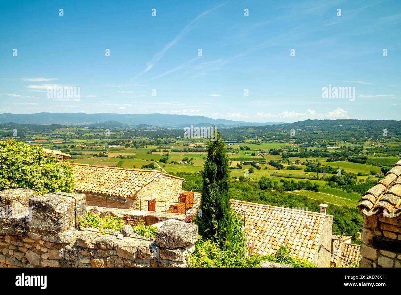 Historical city of Lacoste, Provence, France Stock Photo - Alamy