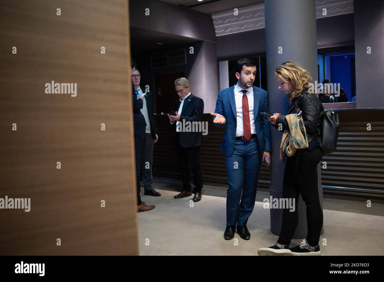 Member of parliament of French far right party Rassemblement National ...