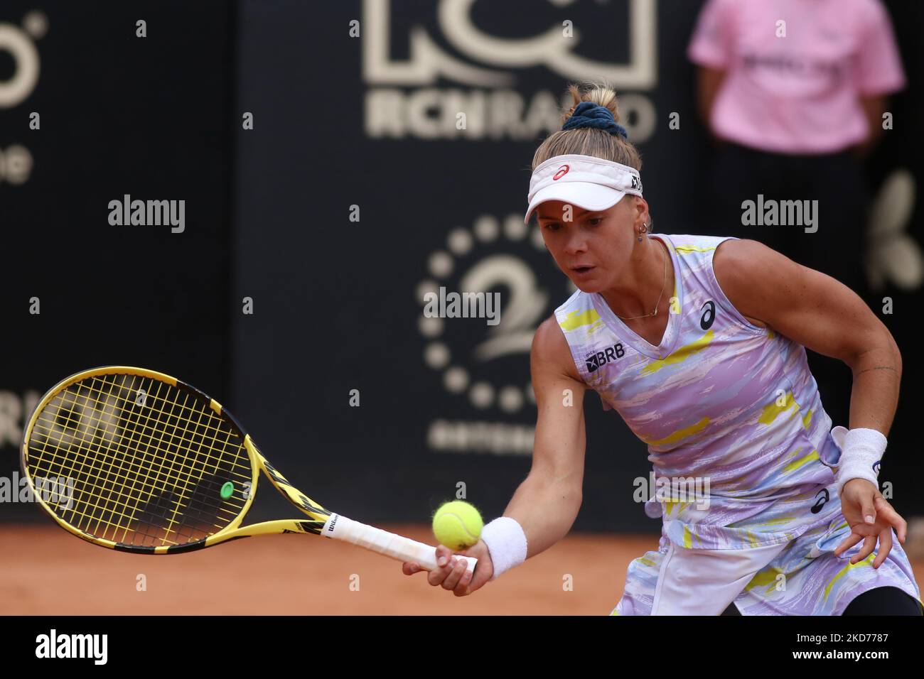 Laura Pigossi of Brasil plays during the match against Maria Camila ...