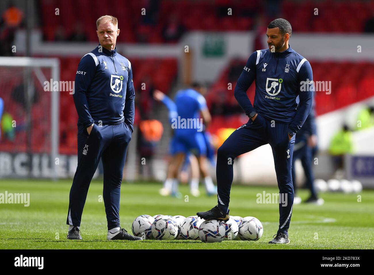 Alan Tate, Nottingham Forest assistant first team coach and Steven Reid ...
