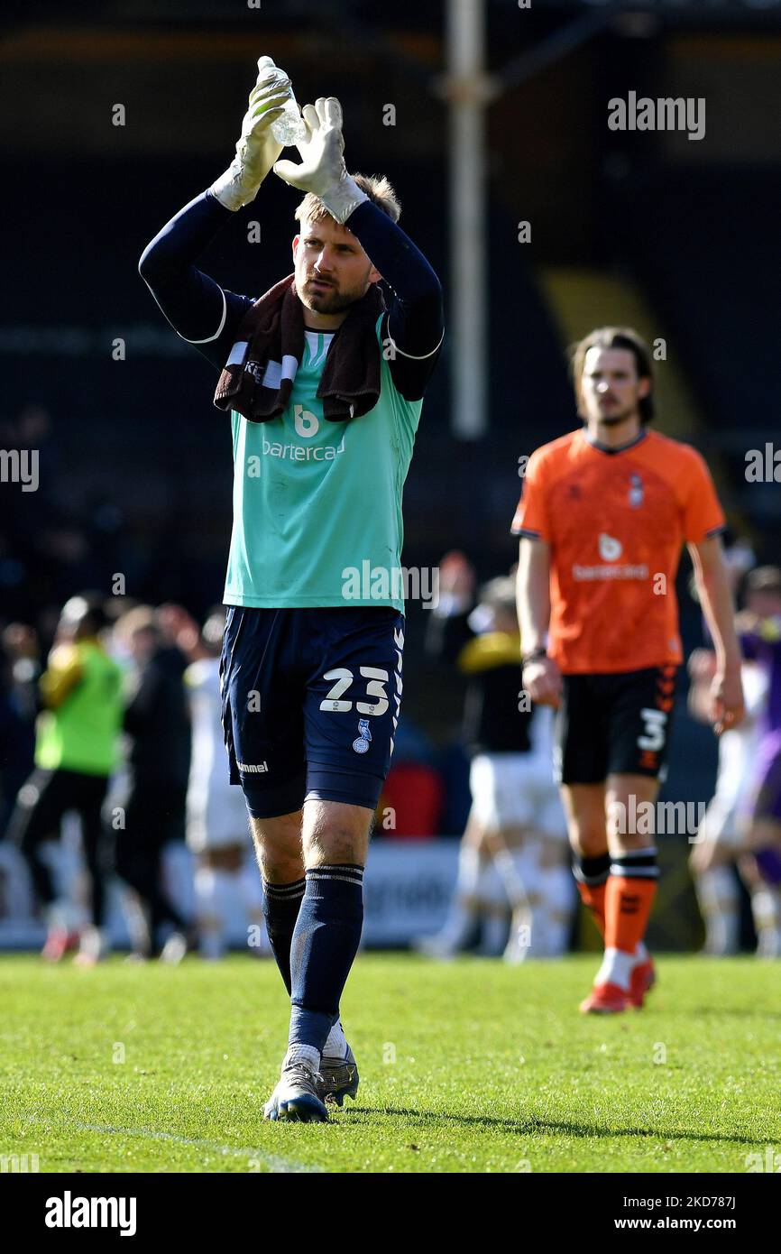 Oldham Athletic's Danny Rogers (Goalkeeper) after the Sky Bet League 2 ...