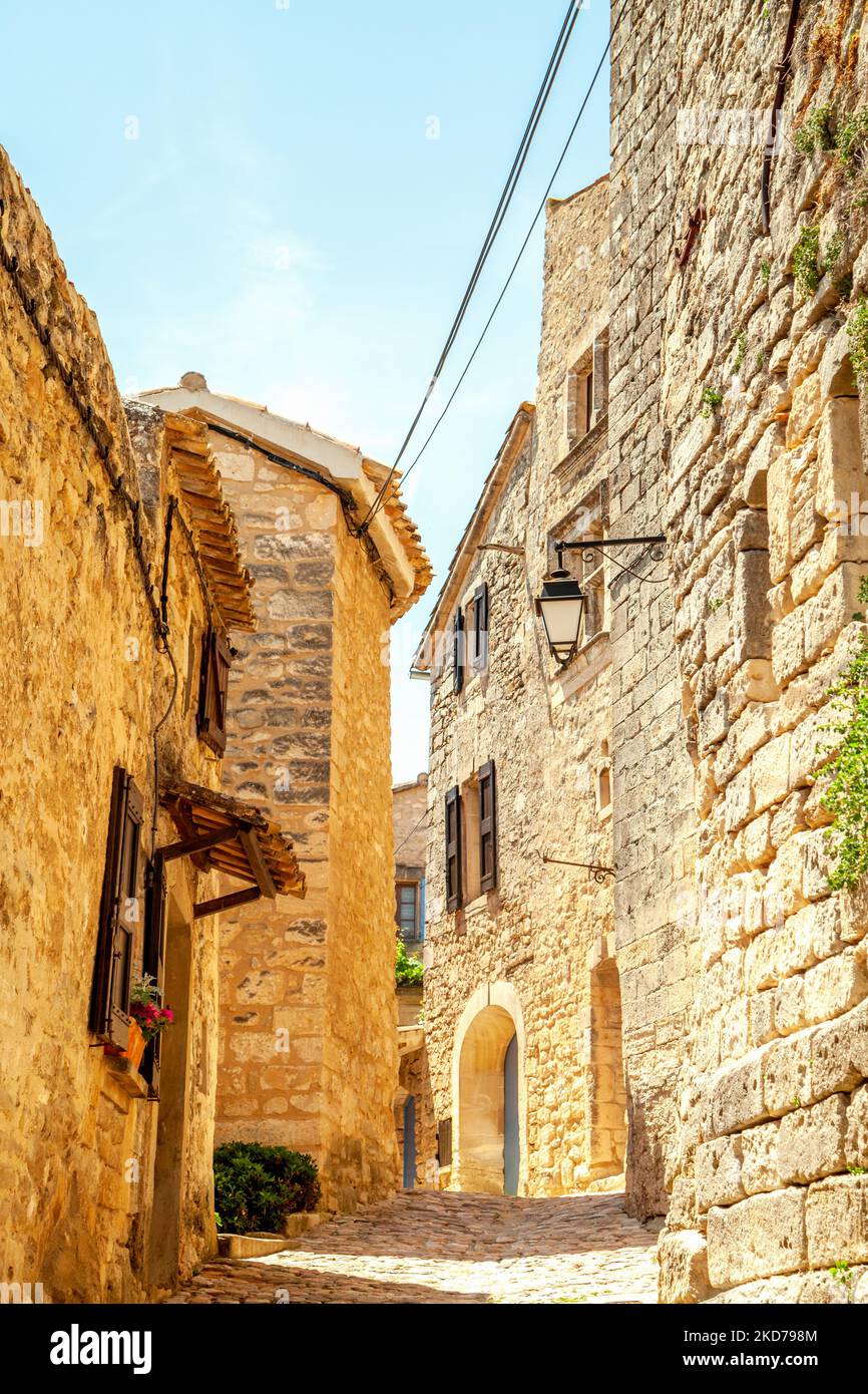 Historical city of Lacoste, Provence, France Stock Photo - Alamy