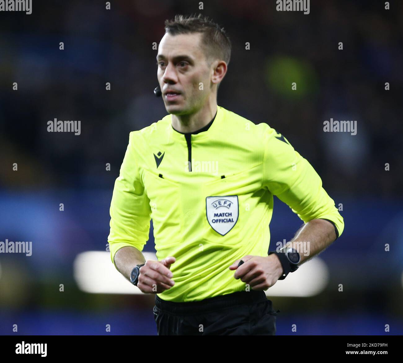 Referee Clement Turpin during Champions League Quarter-Final between ...